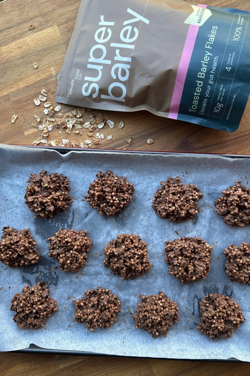 Super Barley Chocolate Clusters – Elevate Food Co.